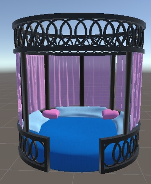 Fancy Circle Bed - Smol Bean Creations - BOOTH