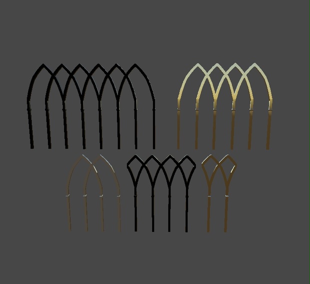 Arch Railing or Banisters - Smol Bean Creations - BOOTH