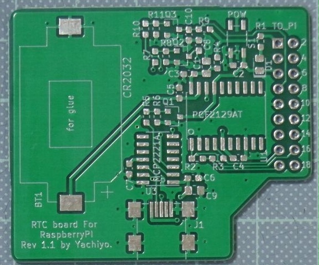 RTC board For RaspberryPI Rev 1.1 - ねここはうす - BOOTH