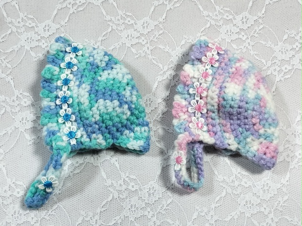 ふわコロりん フラワーボンネット - achillea-nui - BOOTH