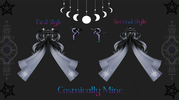 ★𝘊𝘰𝘴𝘮𝘪𝘤𝘢𝘭𝘭𝘺 𝘔𝘪𝘯𝘦 ★ - Vrchat Hair - L.N Boutique - BOOTH