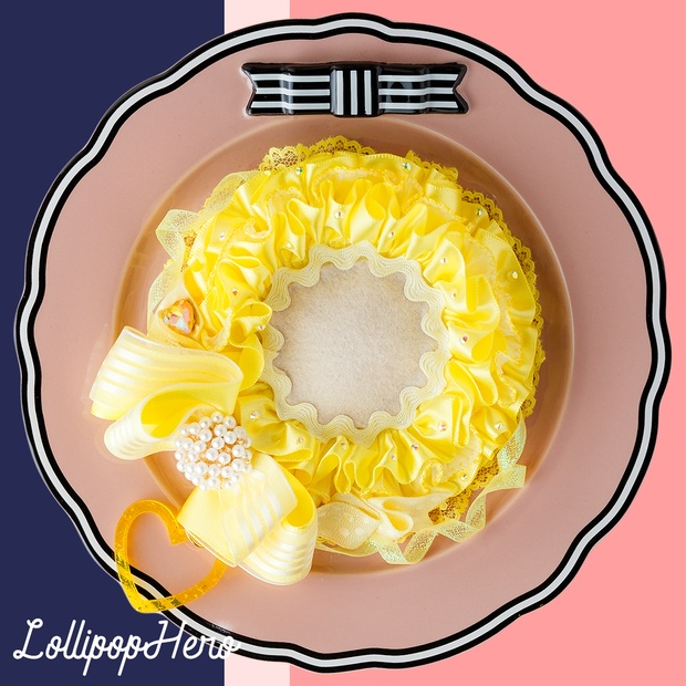 Candy rosette♡＋(レモンイエロー) - Lollipop Hero - BOOTH