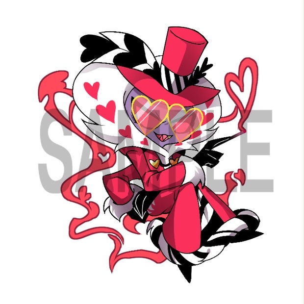 両面アクキー【Valentino】 - @7690100_SHOP - BOOTH