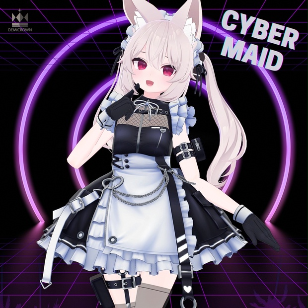 【カリン対応】CYBER MAID【VRChat】 - Demicrown - BOOTH