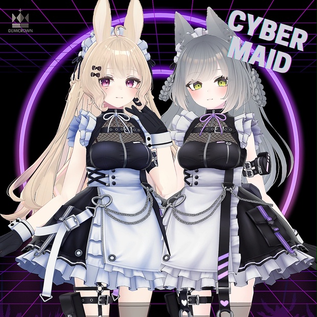 【ルーナリット・リーファ対応】CYBER MAID【VRChat】 - Demicrown - BOOTH
