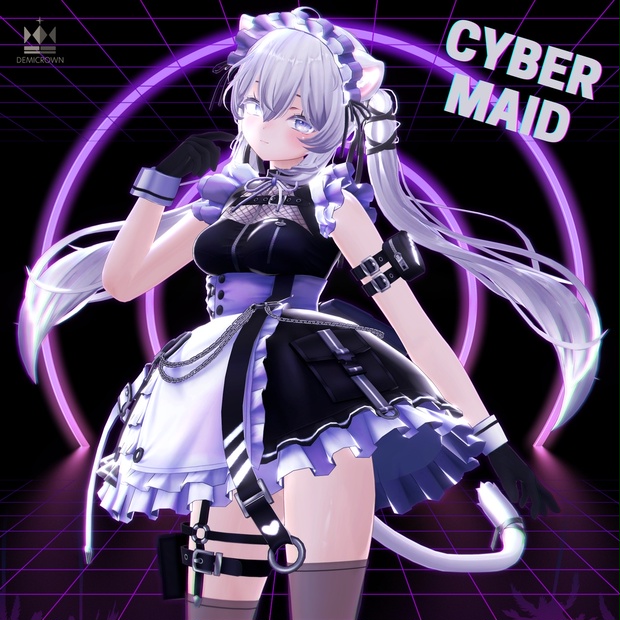 【Sio対応】CYBER MAID【VRChat】 - Demicrown - BOOTH