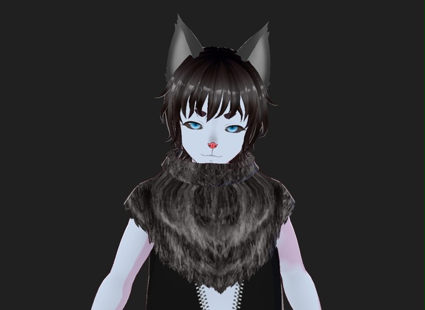 FREE { VRoid } Fur Coat - Vitalia's Freebies - BOOTH
