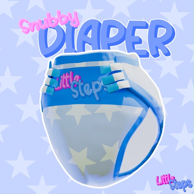 Snubby's Little Steps Diaper (Blender/VRC/Resonite) - snubby - BOOTH