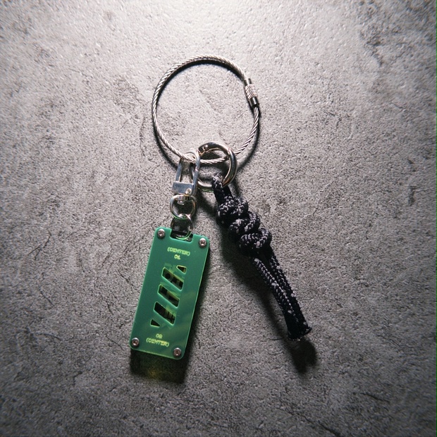 THUNDERBOLT 2LAYER ACRYLIC KEY CHAIN SET (NEON YELLOW) - SDN(BOOTH) - BOOTH
