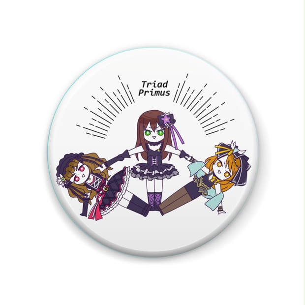 トライアドプリムス 缶バッジ TrancingPulse ver - sbms - BOOTH