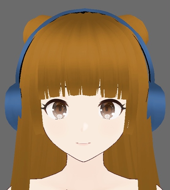 [VRoid 1.0] Headphones - hair preset - ririn - BOOTH