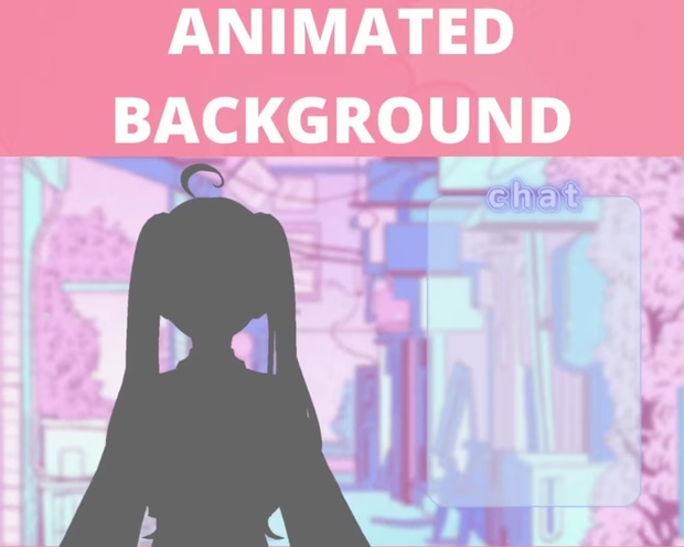Animated Stream Background | VTuber - Cute - Pastel - Pink - Anime ...