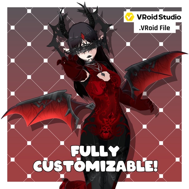 デーモン – クイーン【カスタマイズ可能】【VRoid】 (Demon – Queen) - Realm of the Fish - BOOTH