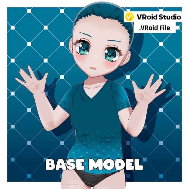 Anime Base - Girl - Chibi [VRoid Preset/プリセット] - Realm of the Fish - BOOTH