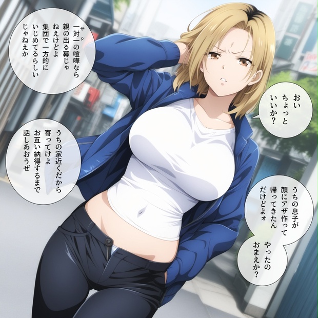 ヤンママわからせ (本編・おまけイラストセット) - coffee-ai-illust - BOOTH