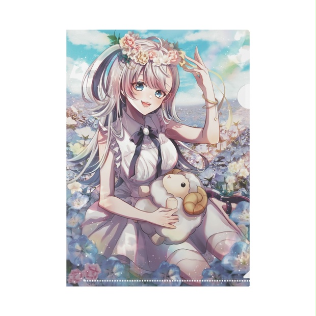 夢乃むぅこ2周年記念クリアファイル - mooko-yumeno - BOOTH