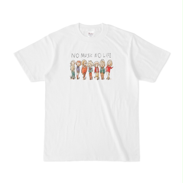音楽室の巨匠Tシャツ - Baroque Design - BOOTH