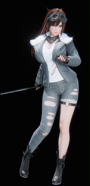 Naomi (RoomGirl character card) - ghostchild - BOOTH