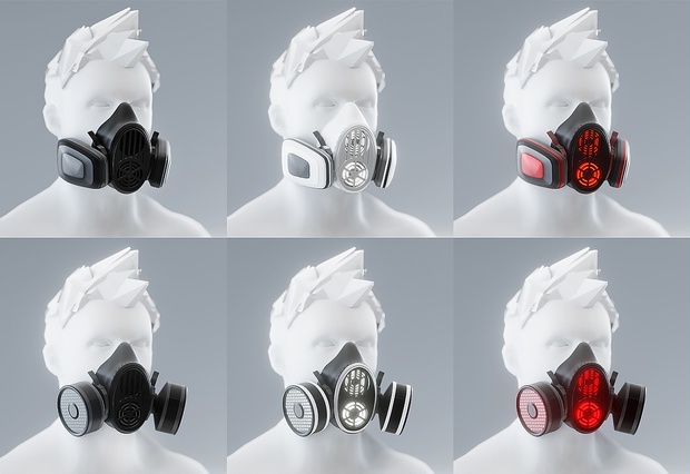 FREE Gasmask | 無料ガスマスク - mori-unofficial - BOOTH