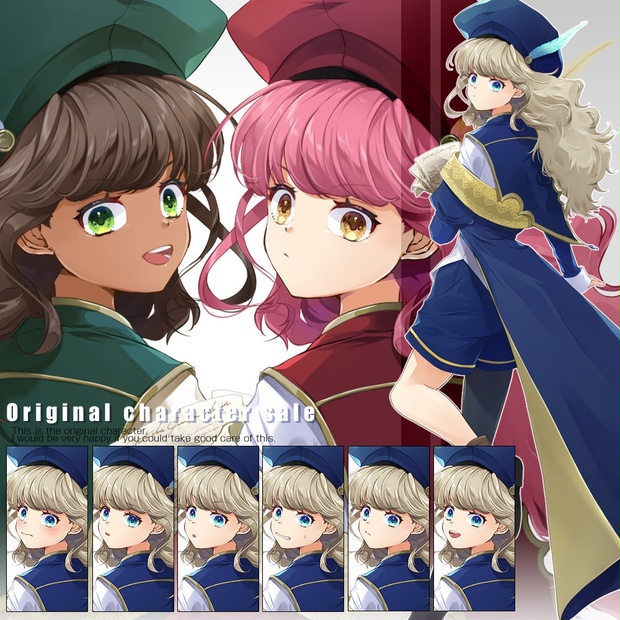 【ゲーム/TRPG/立ち絵】学者タイプ冒険家風少女/ファンタジー/女の子【商用利用可】 - なり屋 - BOOTH