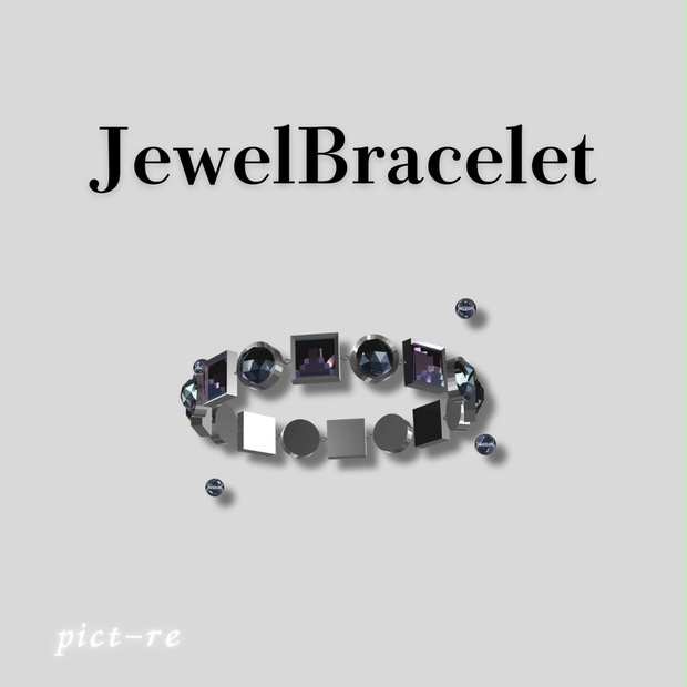【VRChat】JewelBracelet - pict-re - BOOTH