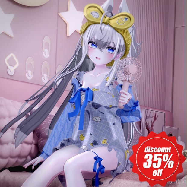 【Shinano update】【Animation】【PB】『Sweet Pajama』【11 Avatars】 - #Relee - BOOTH