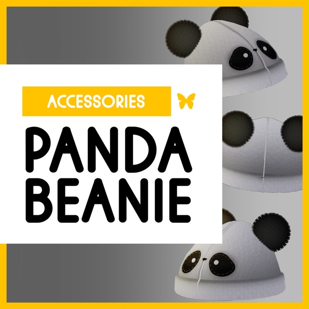 Panda Beanie for VRChat - ChimericCurios - BOOTH
