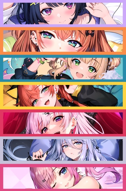 2023年GW にじさ じ Idi sまとめ - すぎきsugikiイラスト倉庫 - BOOTH