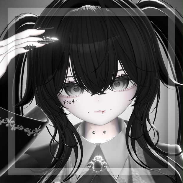 Gothic Halloween make texture ♡ - leap - BOOTH