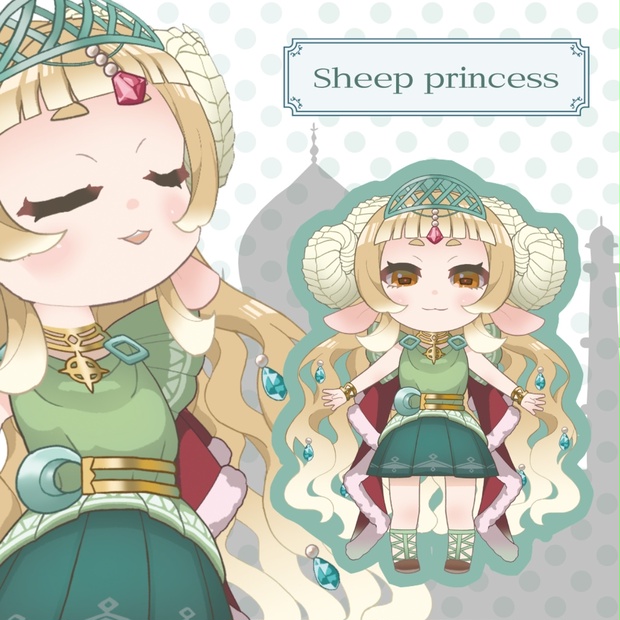 【VTubeStudio】sheep princess～羊のお姫様～【Live2D】 - 就労継続支援ビルド - BOOTH