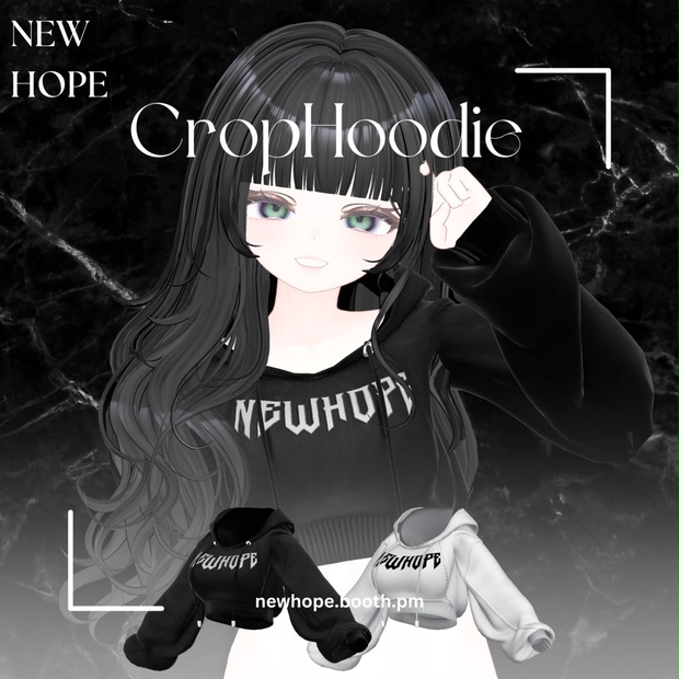 『マヌカ対応』CROP HOODIE FOR MANUKA #NEWHOPE - newhope - BOOTH