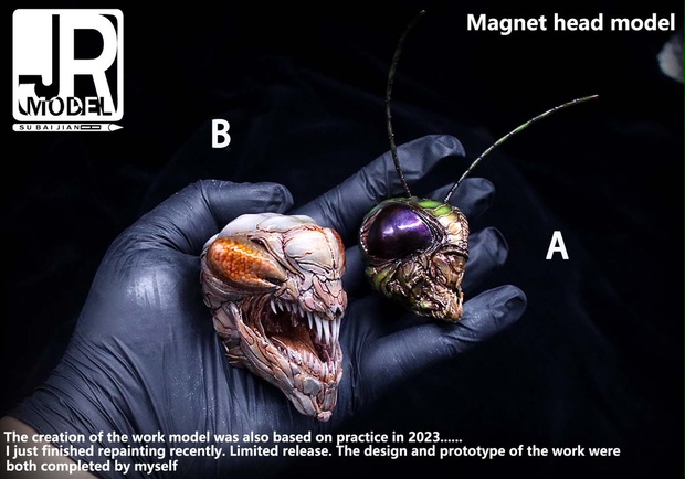 Magnet head Model (Kit & 塗装済完成品) - lepstudio - BOOTH