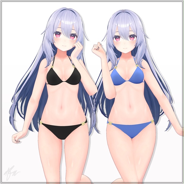 『桔梗 (Kikyo)』 Simple Chain Bikini for Kikyo - Amenbo - BOOTH