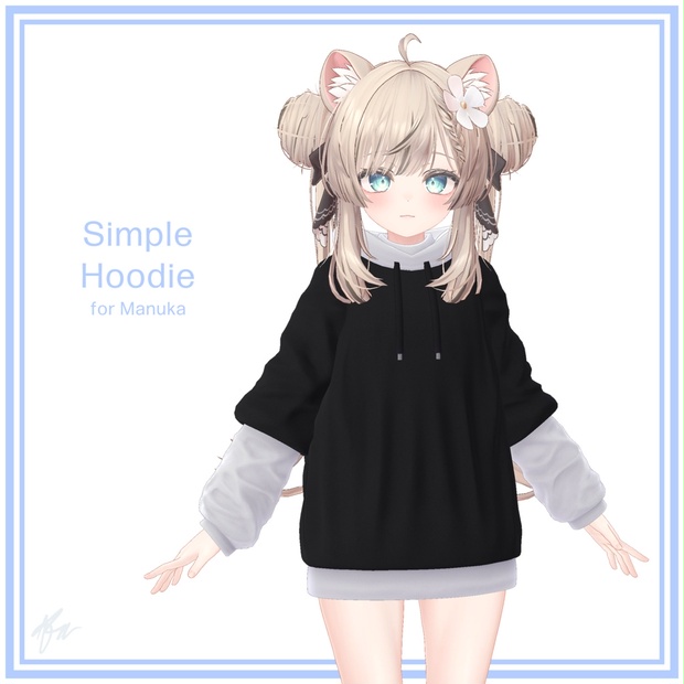 『マヌカ (Manuka)』 Simple Hoodie for Manuka - Amenbo - BOOTH