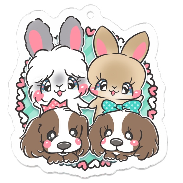 ぱん むぎ キーホルダー - kanarico - BOOTH