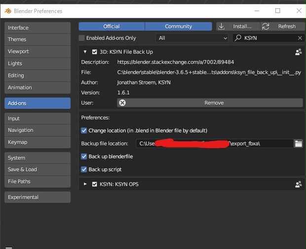 【ブレンダーアドオン】ksyn_file_back_up【ファイルセーブ時にバックアップする】 - Hydrocallis - BOOTH