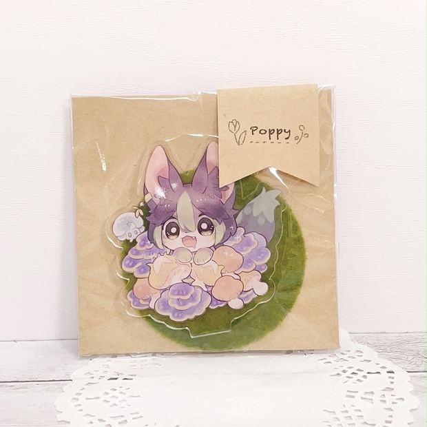 ティナリのヴィネット風アクリルスタンド - Poppy - BOOTH