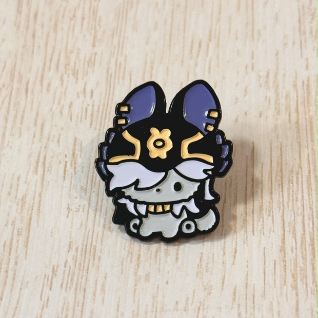 セノイヌ🐾メタルピンバッジ - Poppy - BOOTH