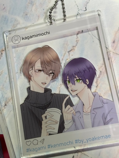 にじさんじ某SNS風アクキー【非公式】 - 夜明け前 - BOOTH