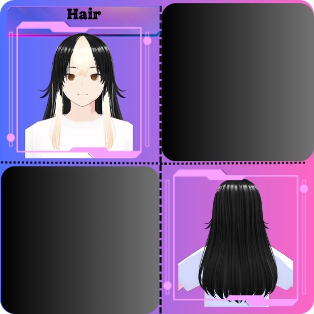 {Vroid}Hair (VroidCustomItem) - Rayfuw - BOOTH