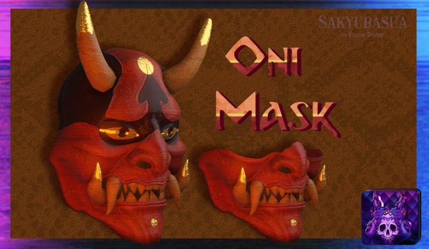 Oni Mask (Sakyubasua collection) - Freya Drake's Shop - BOOTH