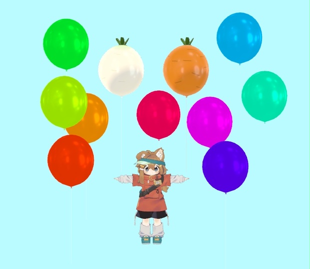 【vrchat】バルーン Balloon Sweet Forest Booth