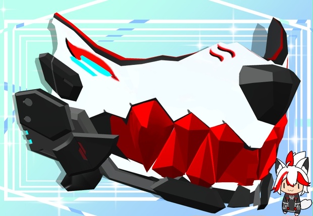 cyber wolf mask - cyril_npc_shop - BOOTH