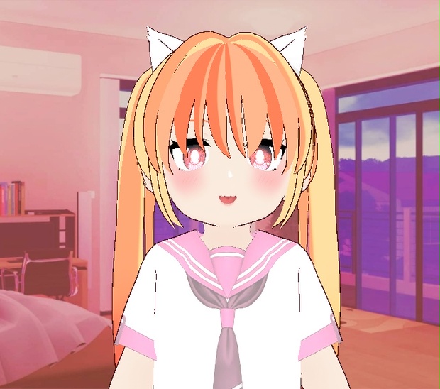 (Vtuber Character) Chibi! Little Lychee Character VRM - insertshopname ...