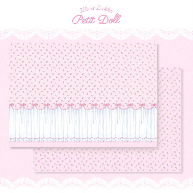 Rosebud ラッピングペーパー - Petit Doll - BOOTH