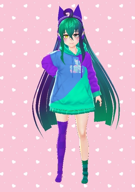 Vroid Cactus Outfit (Free) - shrike_exe - BOOTH