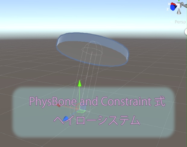 [無料です] PhysBone and Constraint式 ヘイローシステム - zarameruLab - BOOTH