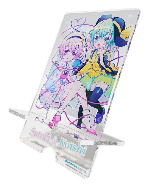 【同人グッズ】さとり＆こいし(1) スマホスタンド - AbsoluteZero - BOOTH