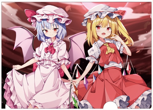 【同人グッズ】レミリア＆フランドール(5) クリアファイル - AbsoluteZero - BOOTH