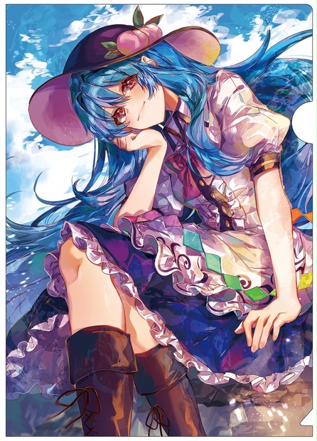【同人グッズ】比那名居天子(7)-2 クリアファイル - AbsoluteZero - BOOTH